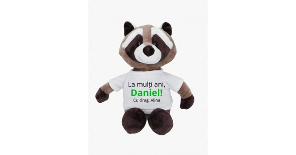 Raton de pluș personalizat cu texte si imagini proprii, livrare rapidă ...